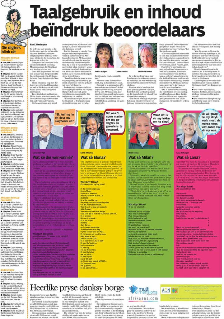 Beeld-Skryfkompetisie 2024: Hier is die wenners! - Afrikaans.com